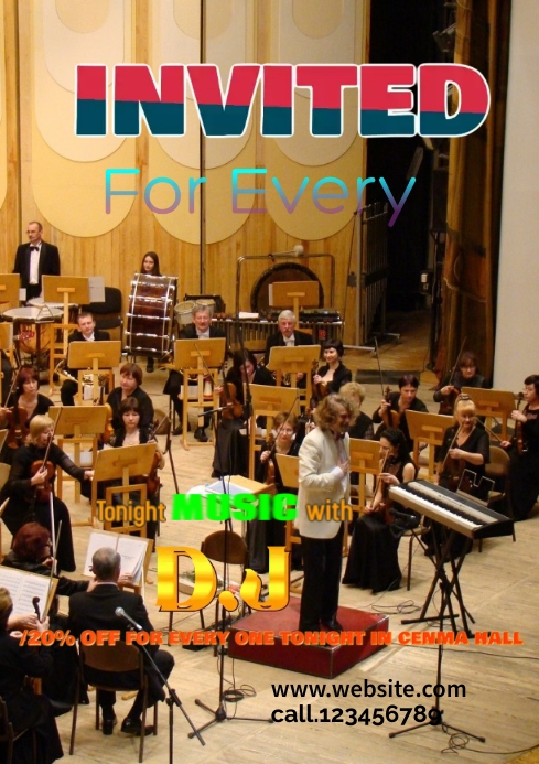 invited Template | PosterMyWall