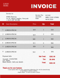 Invoice Ads Template | PosterMyWall