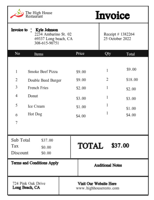 Invoice Ads Template | PosterMyWall