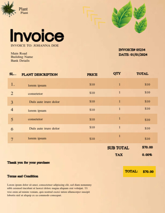 Invoice Ads Template | PosterMyWall