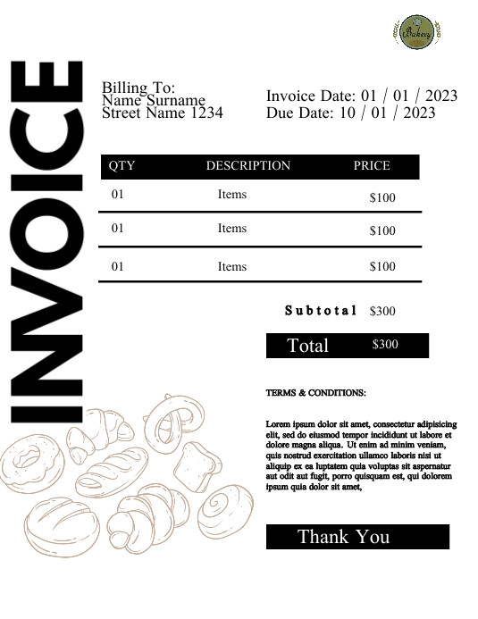 Invoice Ads Template | PosterMyWall