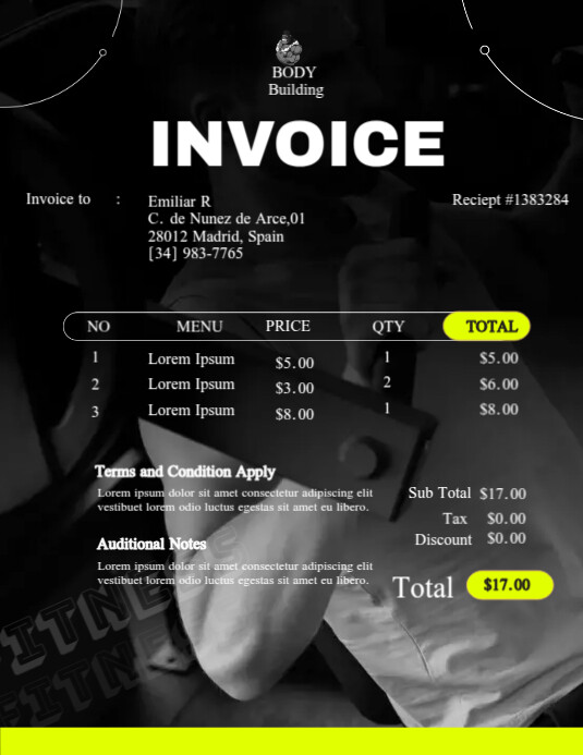 Invoice Ads Template | PosterMyWall