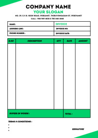 corporate bill book design template | PosterMyWall