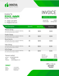 Invoice Receipt Flyer Template | PosterMyWall