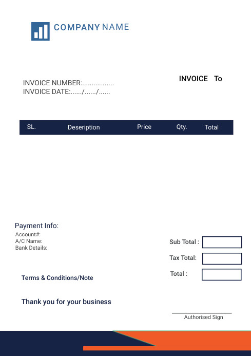 Invoice Template yellow color (1) | PosterMyWall