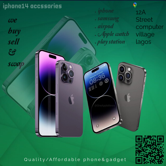 Copy of iphone 14 advert | PosterMyWall