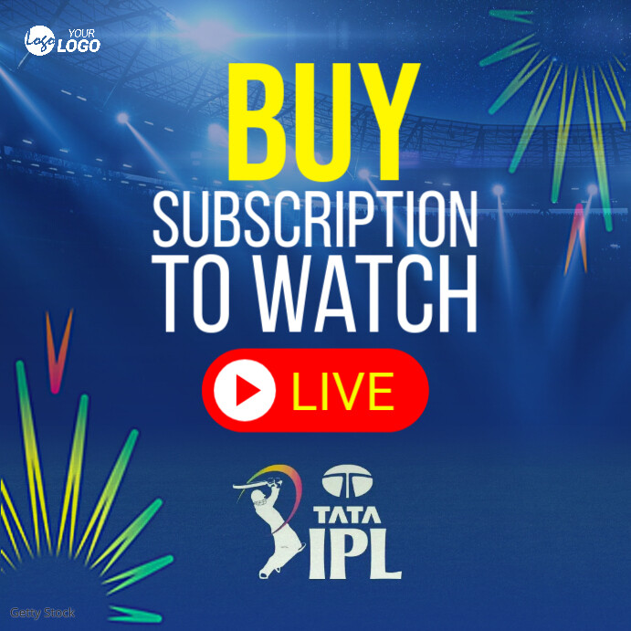 IPL Live Match Template | PosterMyWall