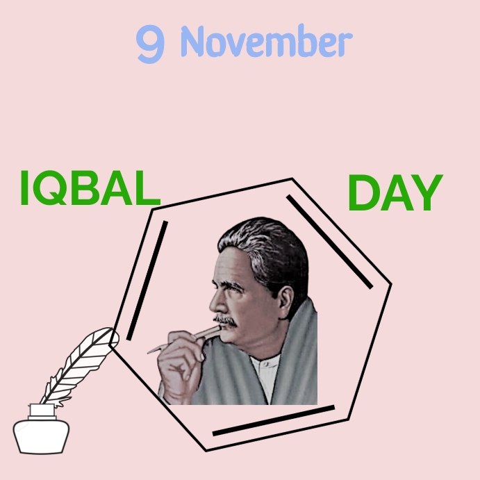 Iqbal day Instagram post Template | PosterMyWall