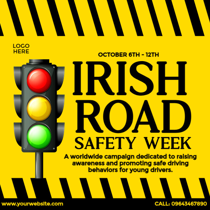Plantilla de Irish Road Safety Week | PosterMyWall