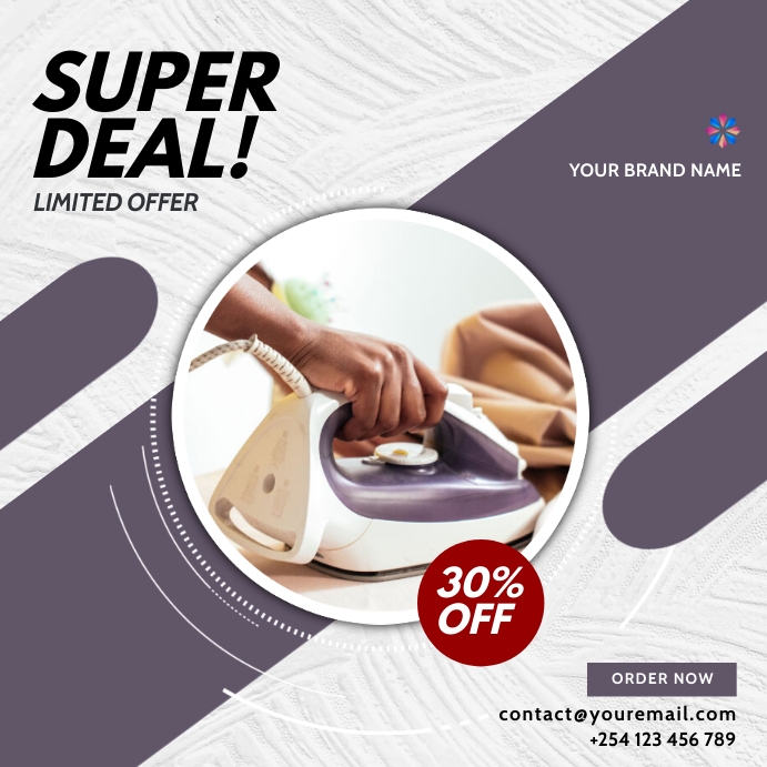 iron box electronics gadgets flyer Template | PosterMyWall