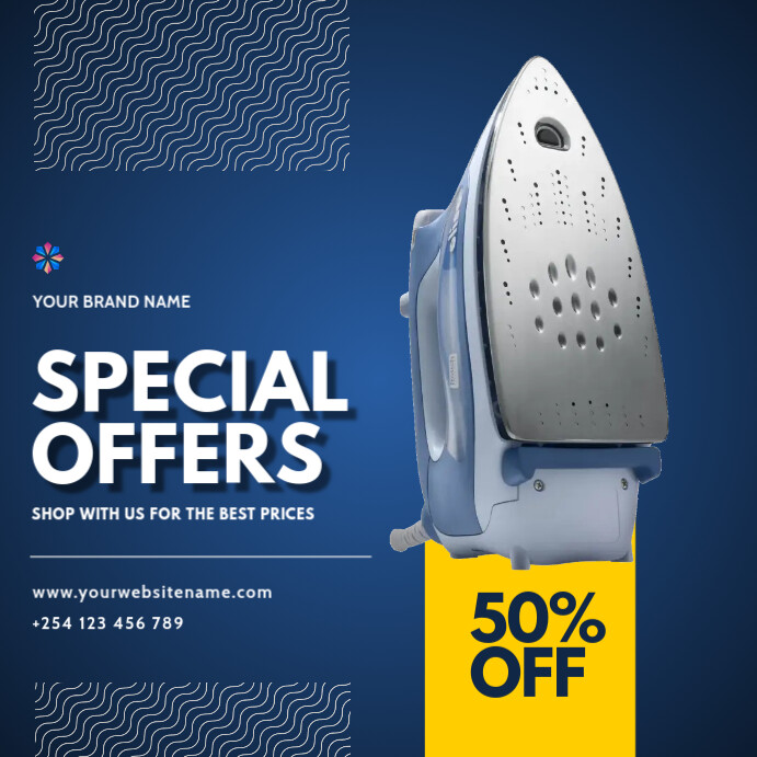 iron box electronics gadgets flyer Template | PosterMyWall