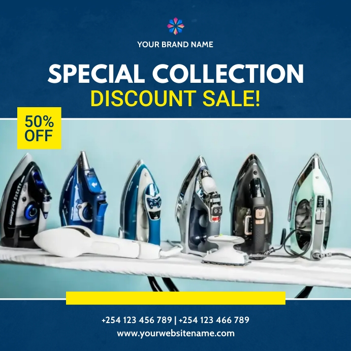 iron box electronics gadgets flyer Template | PosterMyWall