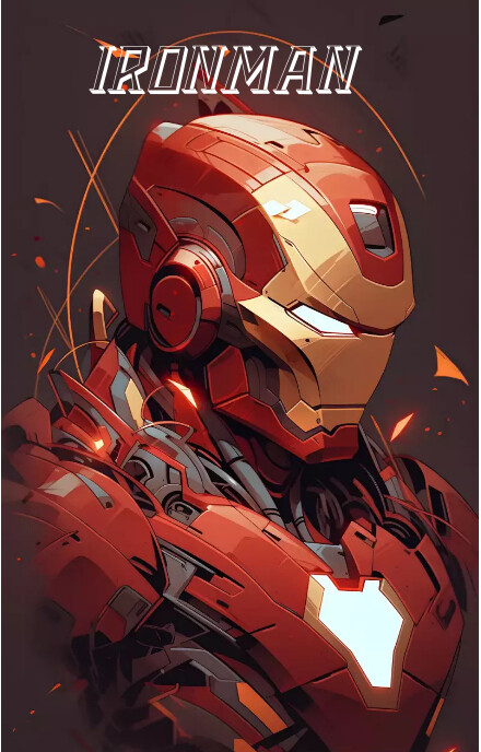 Iron man Template | PosterMyWall