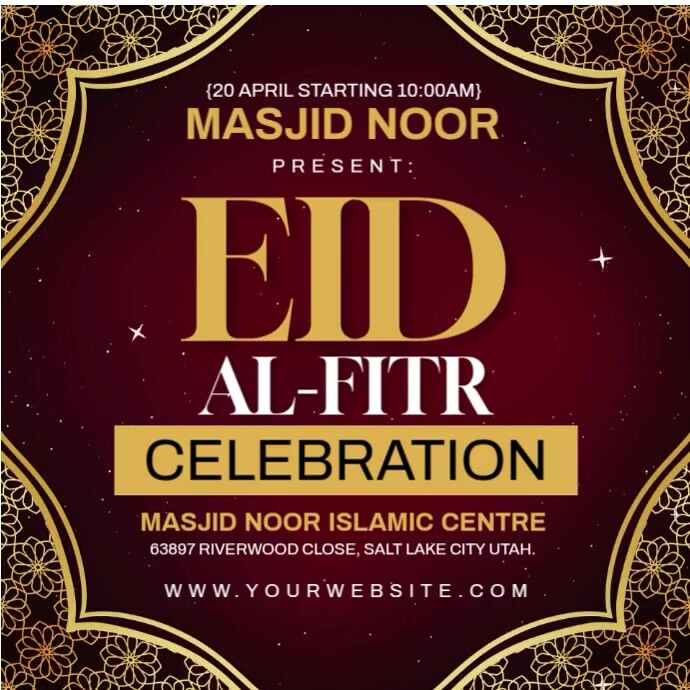 Islamic Celebration Template | PosterMyWall