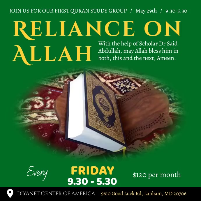 islamic center ad Template | PosterMyWall