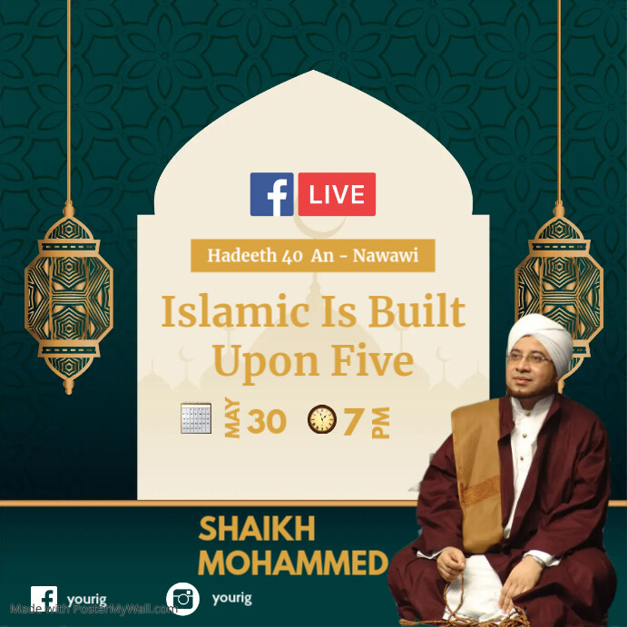 ISLAMIC FLYER Template | PosterMyWall