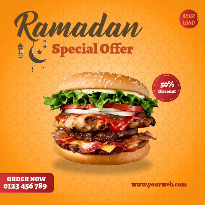 Islamic Food Template | PosterMyWall