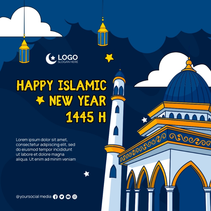 Islamic New Year Template | PosterMyWall