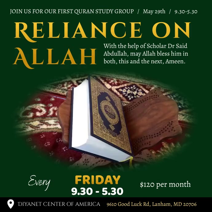 Copy of islamic poster design | PosterMyWall