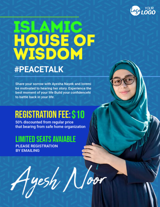 Islamic Program Ad Template | PosterMyWall