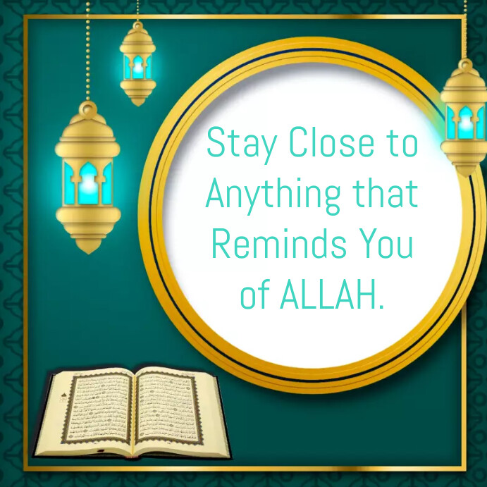 Islamic quote from Quran & Hadith template | PosterMyWall