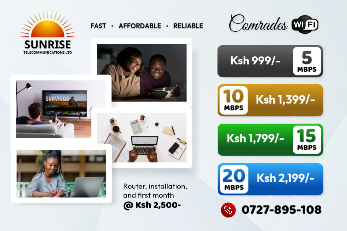 ISP Packages poster Template | PosterMyWall