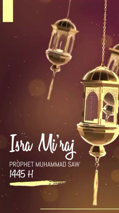 Isra Mi'raj Muhammad SAW Template | PosterMyWall