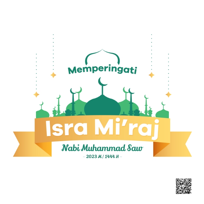 ISRA MI'RAJ NABI MUHAMMAD SAW Template | PosterMyWall