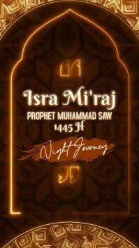 Isra Mi'raj Template | PosterMyWall