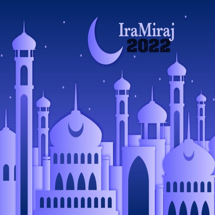 Isra miraj poster design template | PosterMyWall