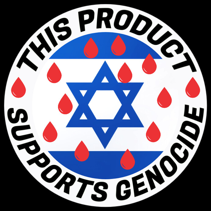 Copy of Israel Genocide Sticker Template | PosterMyWall