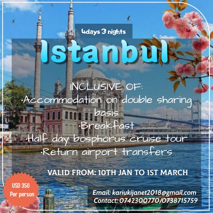 Istanbul Template | PosterMyWall