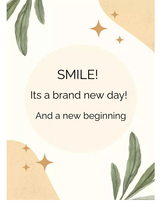 It's a new day Template | PosterMyWall