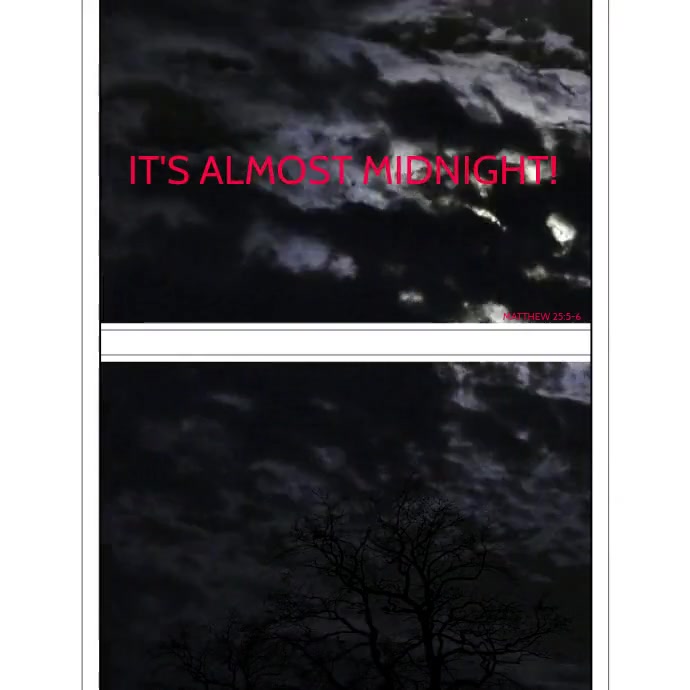 It's Almost Midnight Template | PosterMyWall