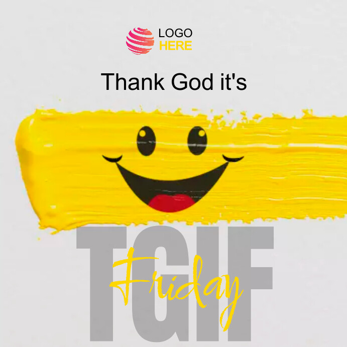 IT'S FRIDAY Template | PosterMyWall