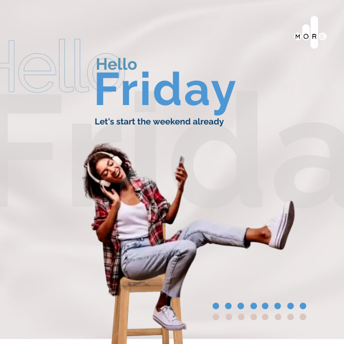 Copy of IT'S FRIDAY FLYER TEMPLATE FOR BUSINESS | PosterMyWall