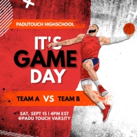 Basketball game day facebook instagram Template | PosterMyWall