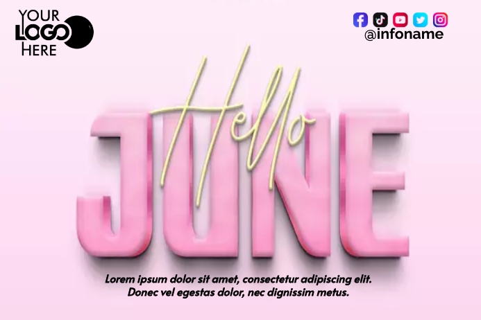 It's june Template | PosterMyWall
