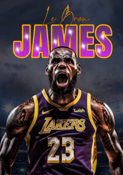 Copy of It's Le Bron James Posters | PosterMyWall