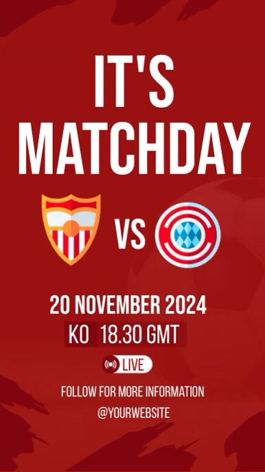 It's Match Day Template | PosterMyWall