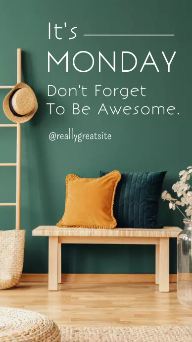 It's Monday Template | PosterMyWall