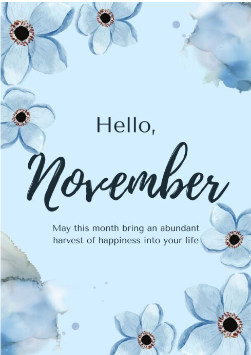 It's November Template | PosterMyWall