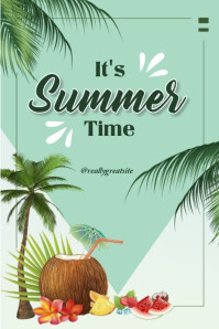 Summer Time Poster Template | PosterMyWall