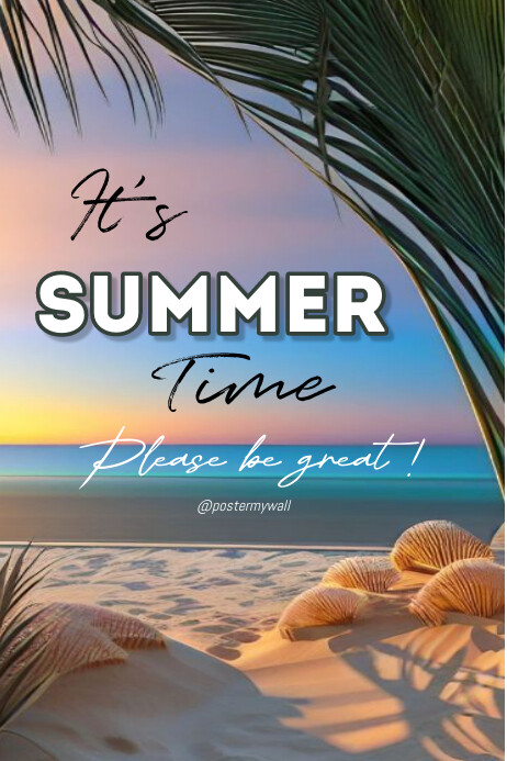 It's Summer Time Template | PosterMyWall