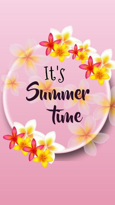 Copy of it's summer time | PosterMyWall