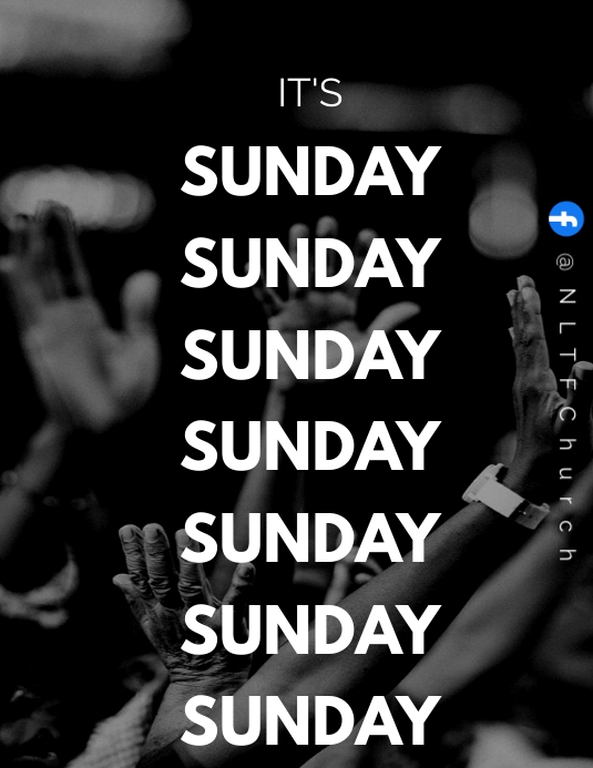 Copy of It's Sunday | PosterMyWall