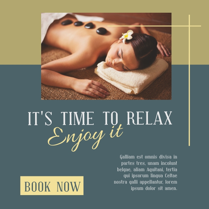 it's time to relax enjoy it Template | PosterMyWall