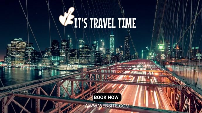 it's time to travel Template | PosterMyWall