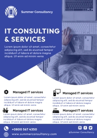 IT consultancy flyer Template | PosterMyWall