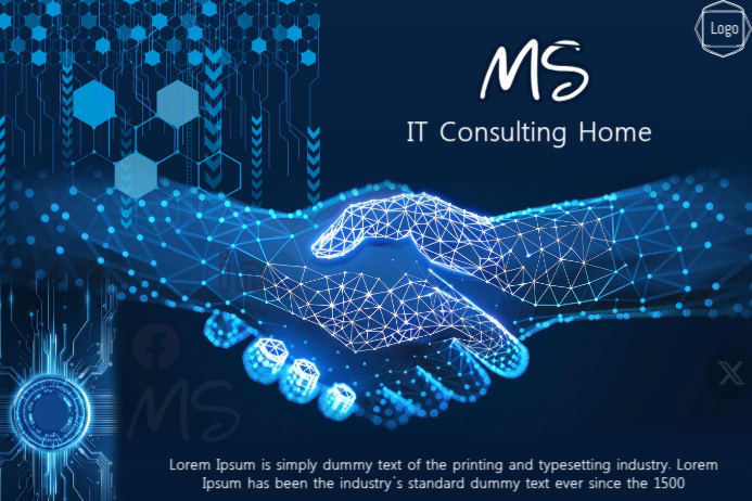 IT Consulting Poster Template | PosterMyWall